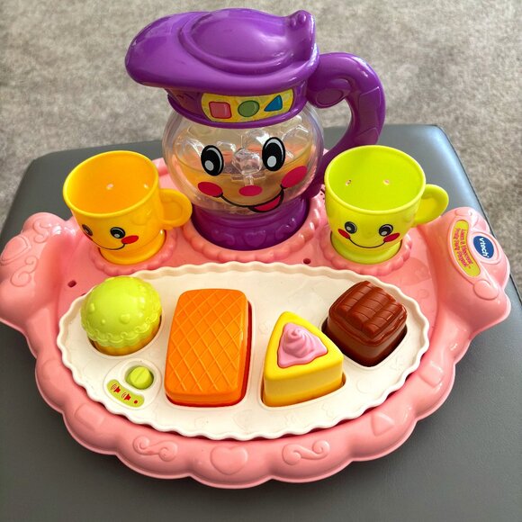 vtech | Toys | Vtech Pretty Party Interactive Childrens Teapot Play Set ...
